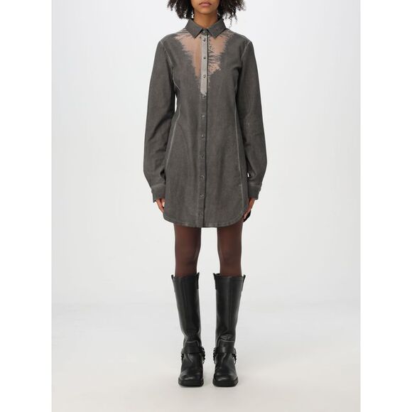 Diesel | Dresses | Diesel Dress Woman Grey | Poshmark